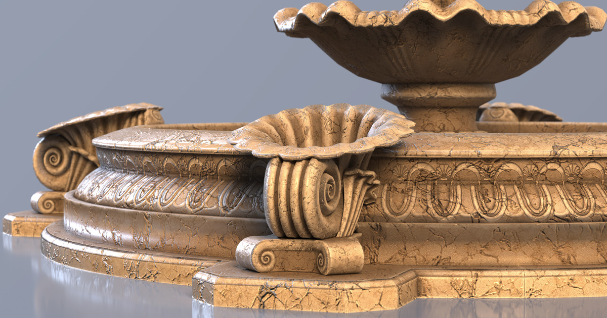 Old Fountain | 3D Exterior | Unity Asset Store