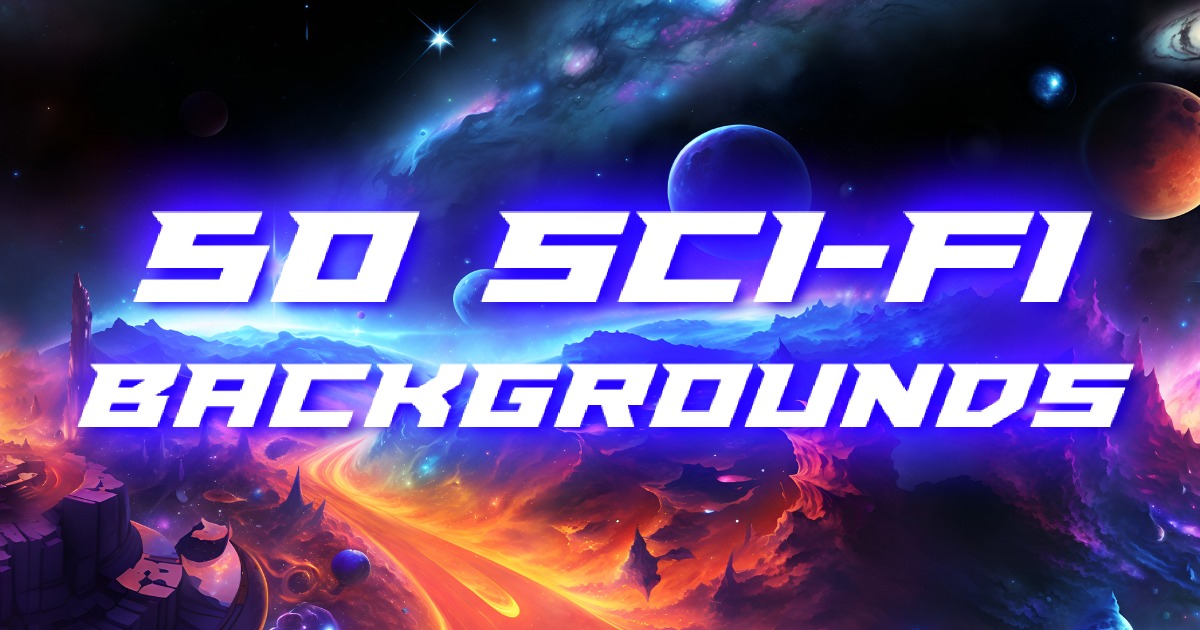 50 Sci Fi Background Pack | 2D 材质与材料 | Unity Asset Store