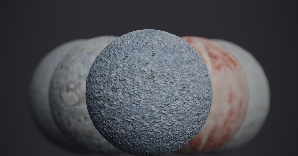 5 Concrete Materials #1 | 2D Concrete | Unity Asset Store