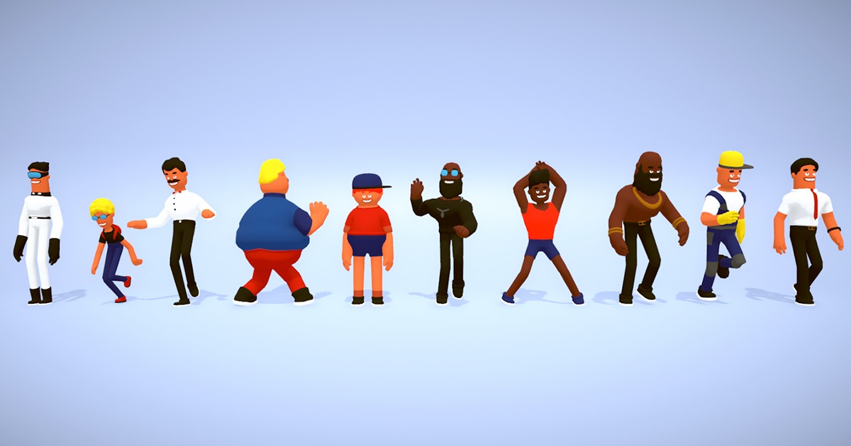 3D Stylized Characters Pack 2 | 3D Humanoids | Unity Asset Store