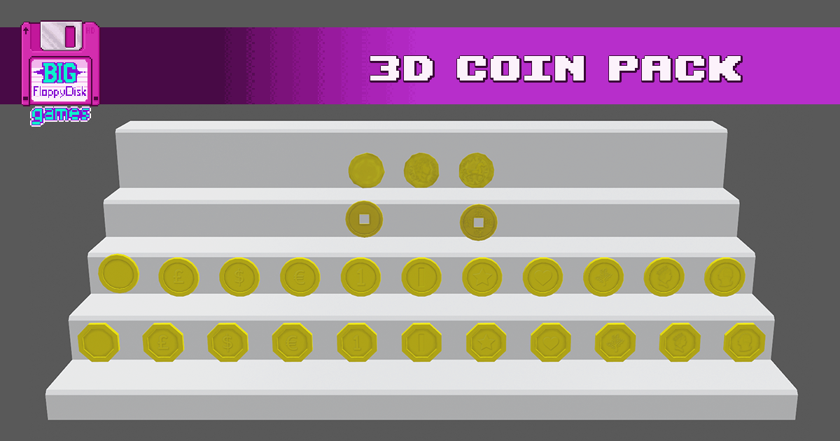 3D Coin Pack | 3D Props | Unity Asset Store