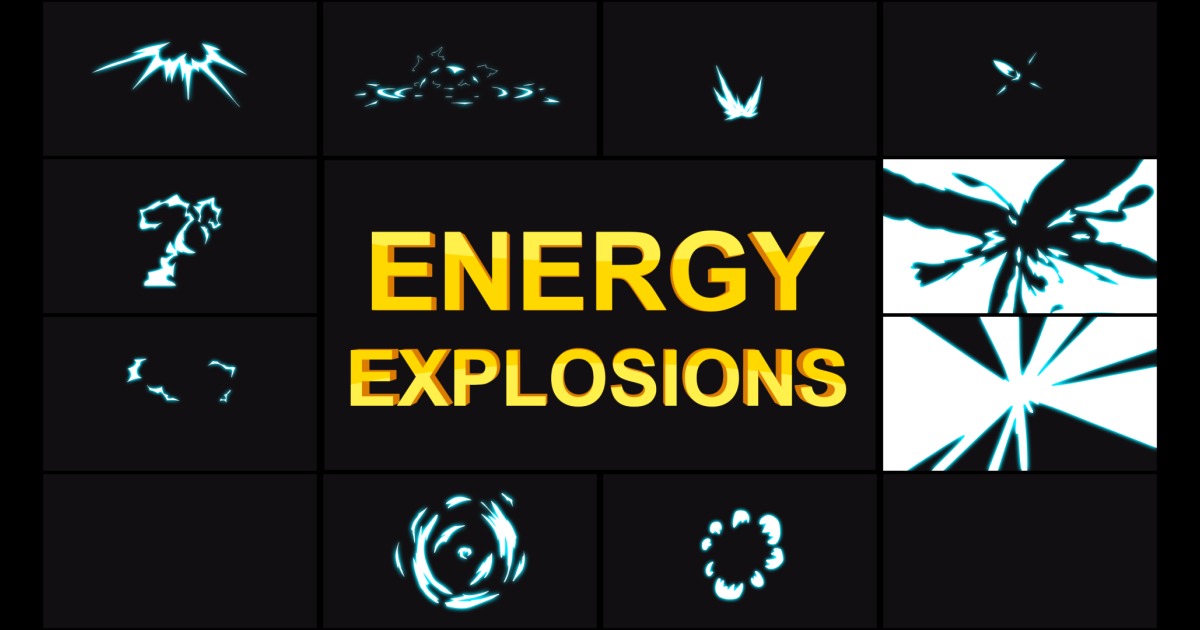 2D Energy Explosions | VFX | Unity Asset Store