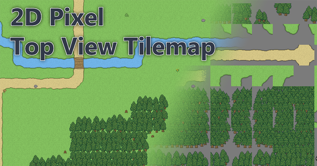 2D Pixel Top View Tilemap | 2D 环境 | Unity Asset Store