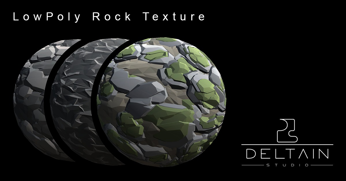 LowPoly Rock Texture | 2D Textures & Materials | Unity Asset Store