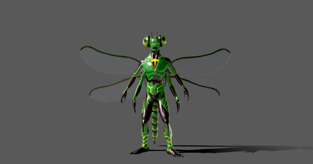 Dragon Fly | 3D Characters | Unity Asset Store