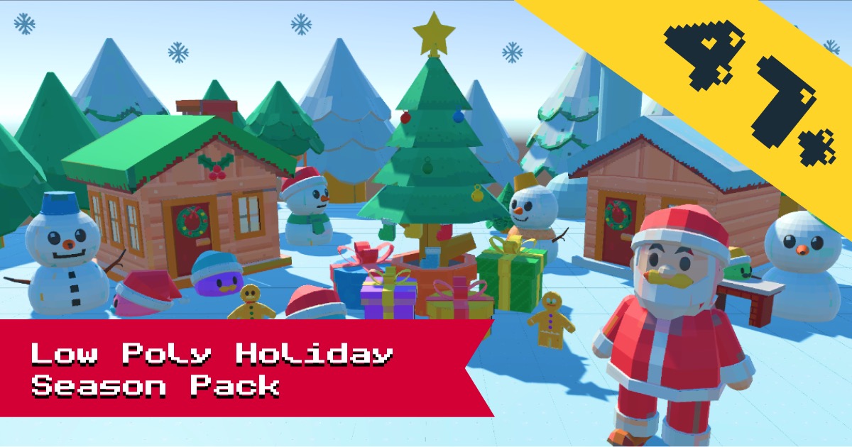 Low-Poly Holiday Season Pack (Xmas & Winter) | 3D Fantasy | Unity Asset ...