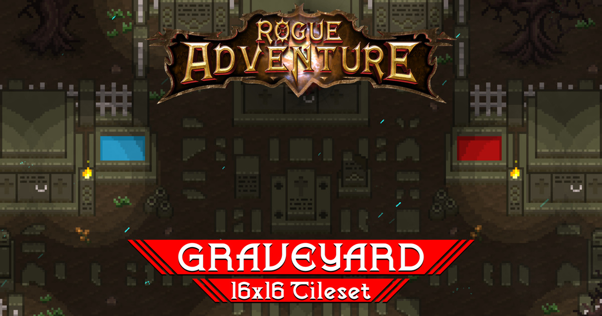 2D TopDown Graveyard - Rogue Adventure | 2D Environments | Unity Asset ...