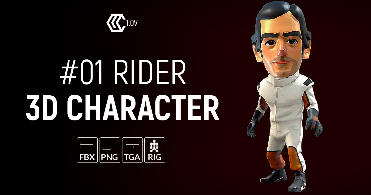 Sport Rider Fantasy Stylized Humanoid Rigged | 3D Characters | Unity Asset Store