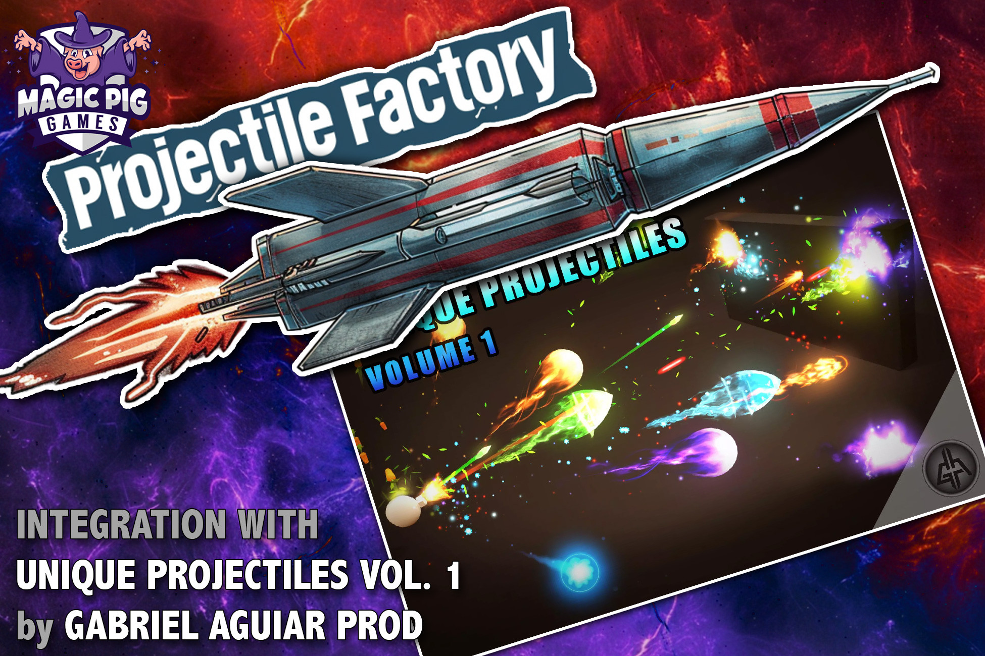 Projectile Factory for Unique Projectiles Vol. 1 by Gabriel Aguiar Prod | VFX Particles | Unity ...