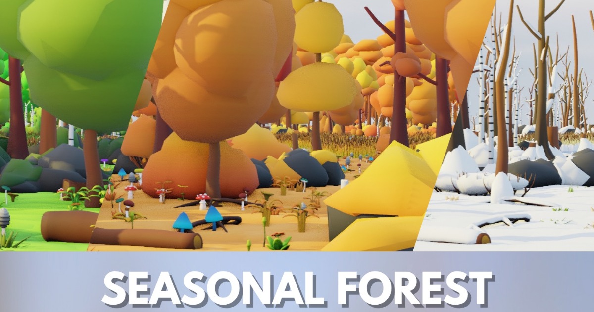 Low Poly Seasonal Forest Biome by IGS | 3D Environments | Unity Asset Store