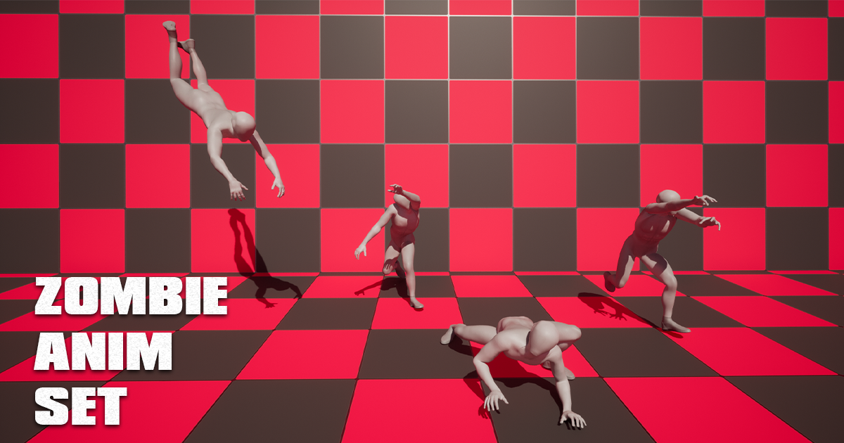 Zombie Anim Set | 3D アニメーション | Unity Asset Store