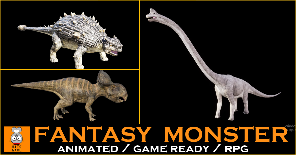 01_Monster Bundle 11 | 3D Characters | Unity Asset Store