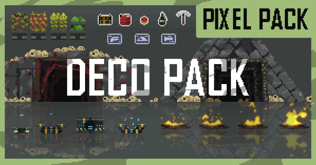 The DARK Series - Decoration Pack | 2D | Unity Asset Store