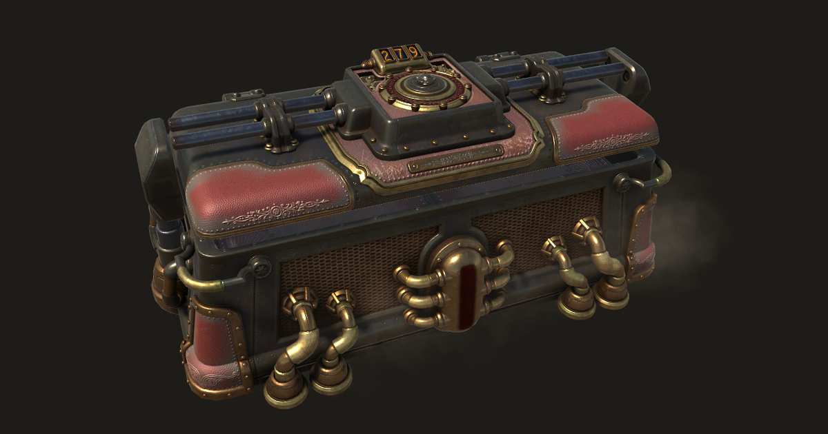 The SteamPunk Weapon Box | 3D Props | Unity Asset Store
