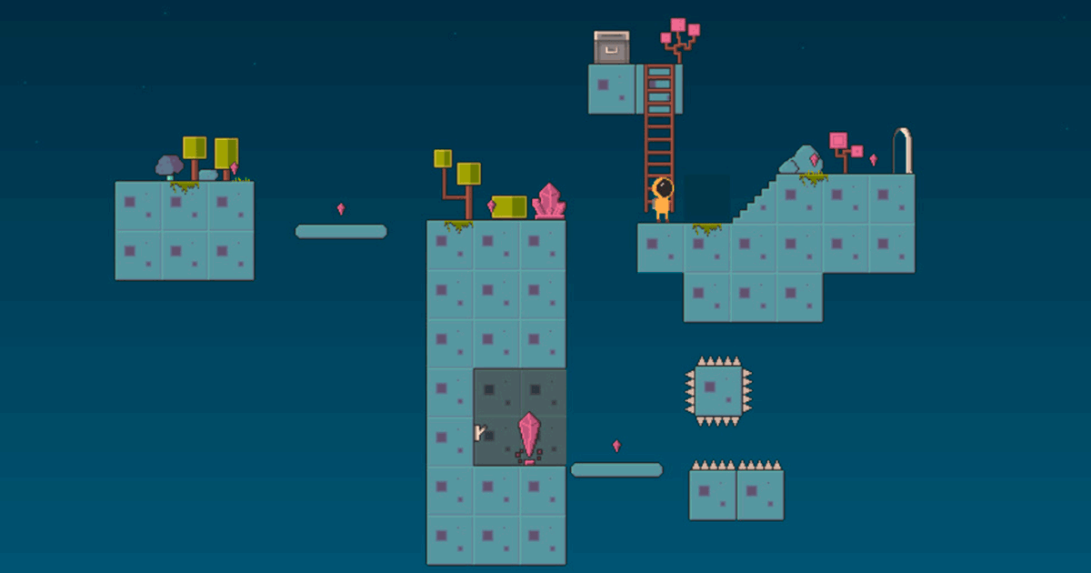 Free Pixel Space Platform Pack | 2D キャラクター | Unity Asset Store