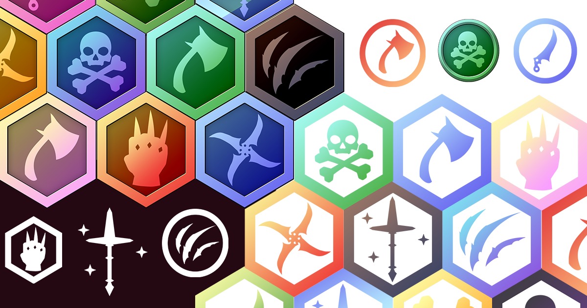 Weapon and Job Icon Vol2 | 2D Icons | Unity Asset Store