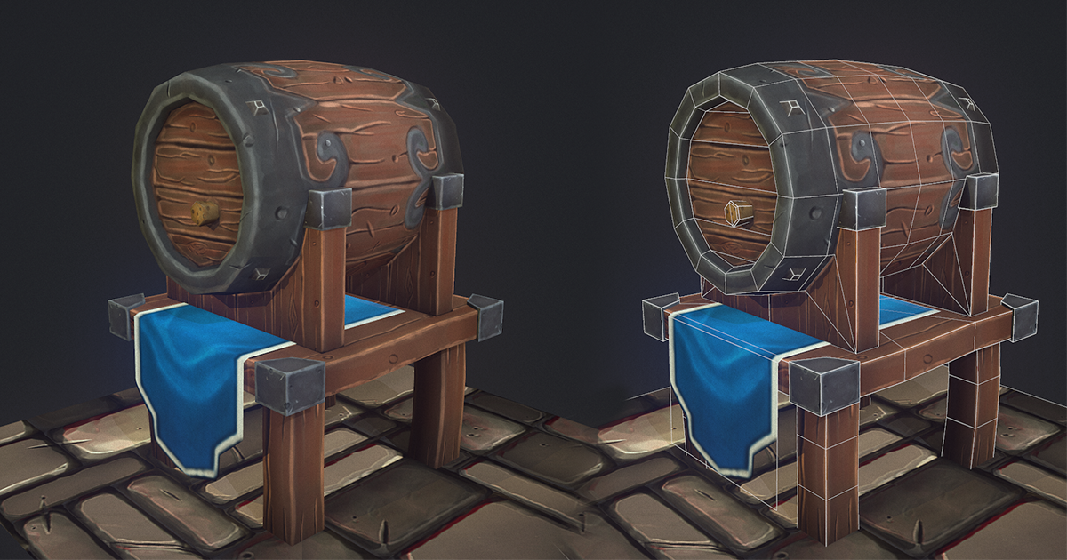 Stylized Barrel | 3D Props | Unity Asset Store