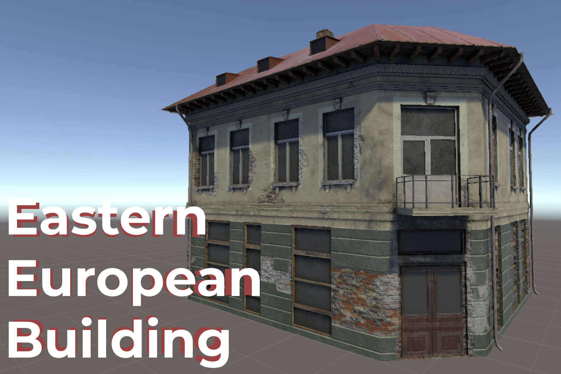 Eastern European Building 1 | 3D Exterior | Unity Asset Store
