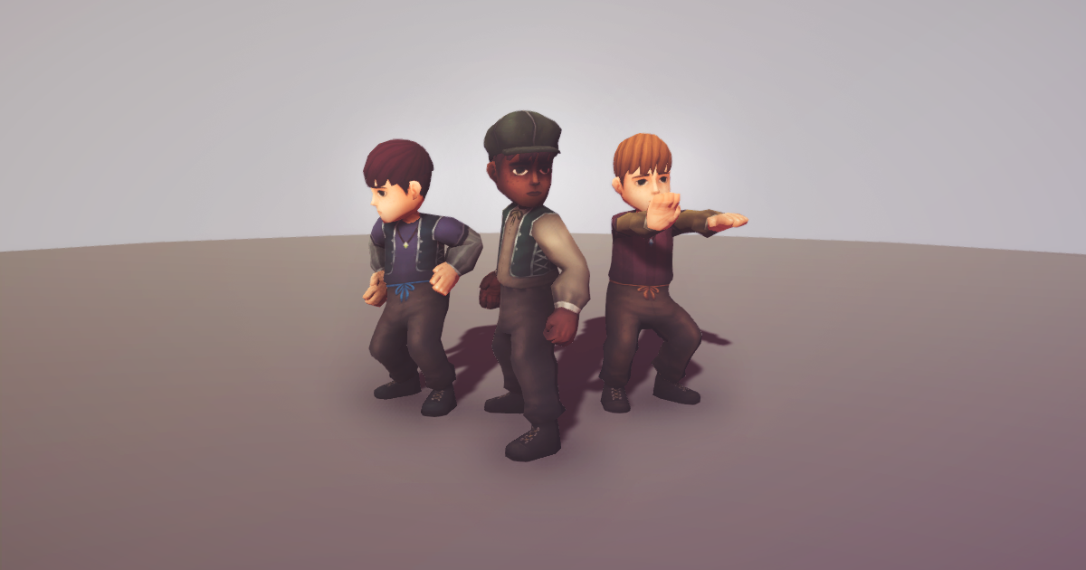 Peasant Boy Pack | Characters | Unity Asset Store