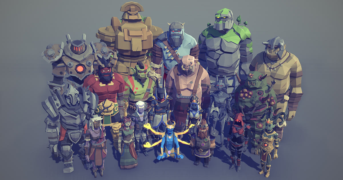 POLYGON - Fantasy Rivals Pack - Art by Synty | Characters | Unity Asset ...