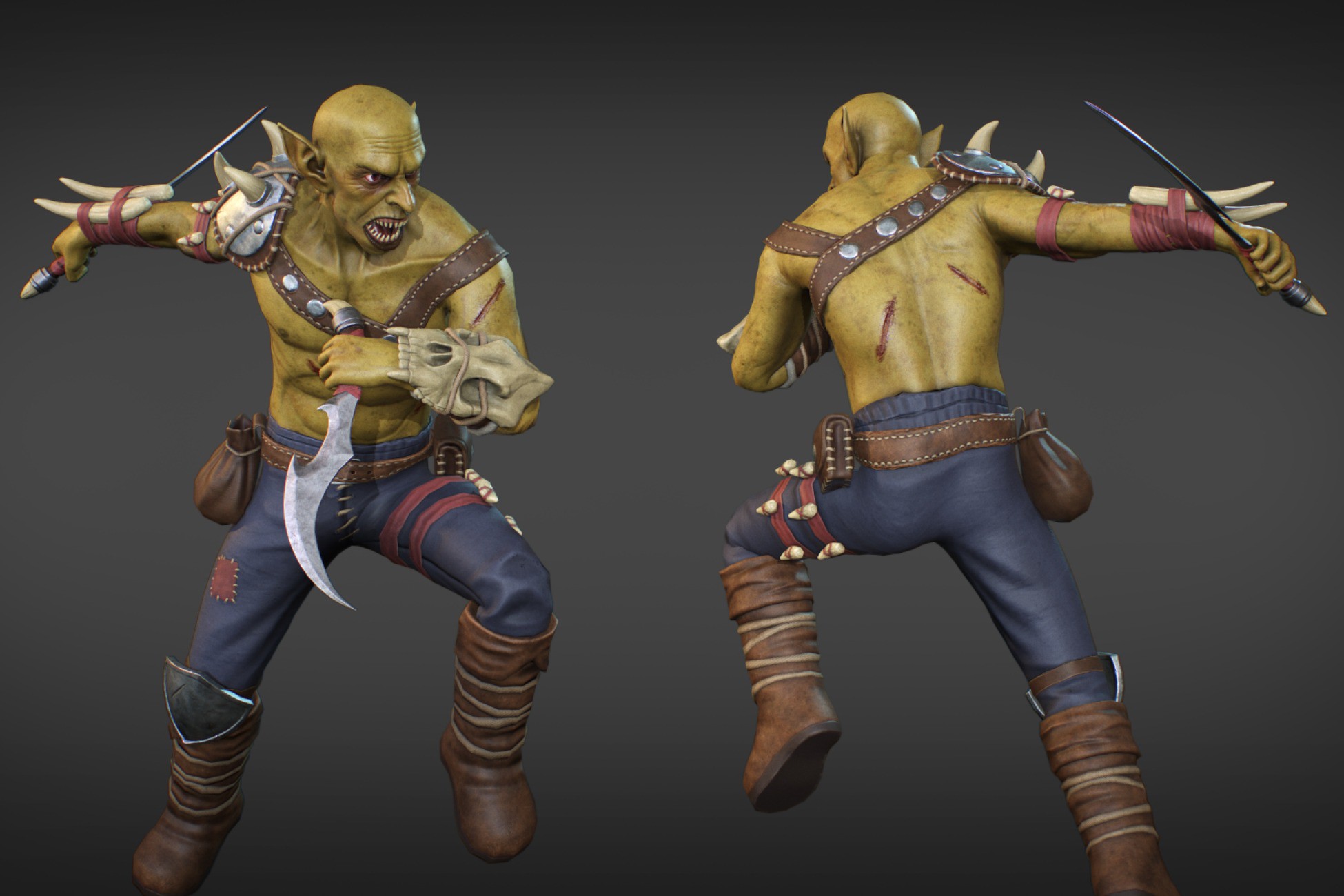 Orc/Goblin Assasin 04 | Characters | Unity Asset Store
