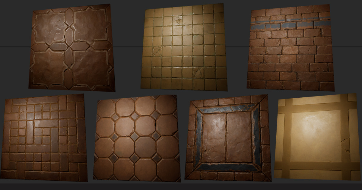 Pbr Stylized Textures | 2D Building | Unity Asset Store