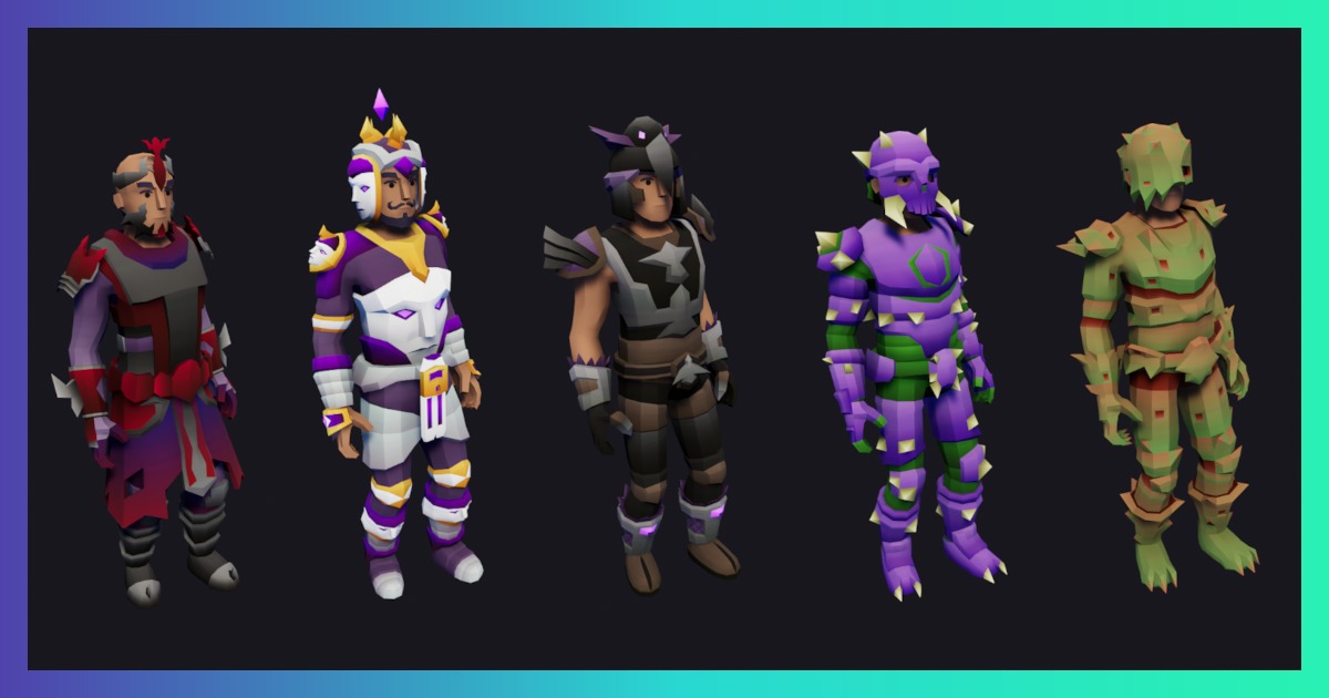 Low Poly Armor Sets 3 - RPG Characters | Characters | Unity Asset Store