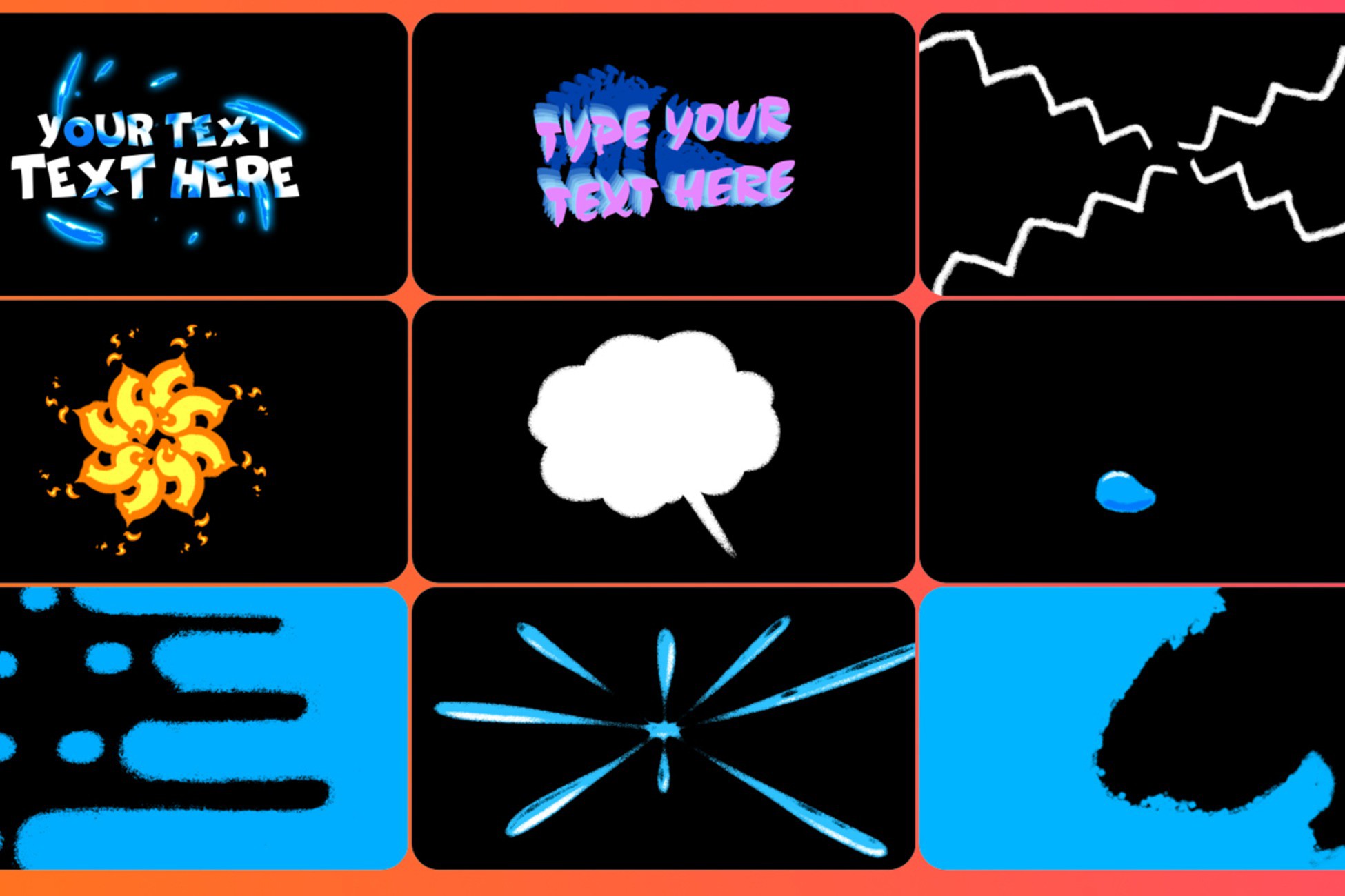 Brush Flash FX (24.03) | 2D Textures & Materials | Unity Asset Store