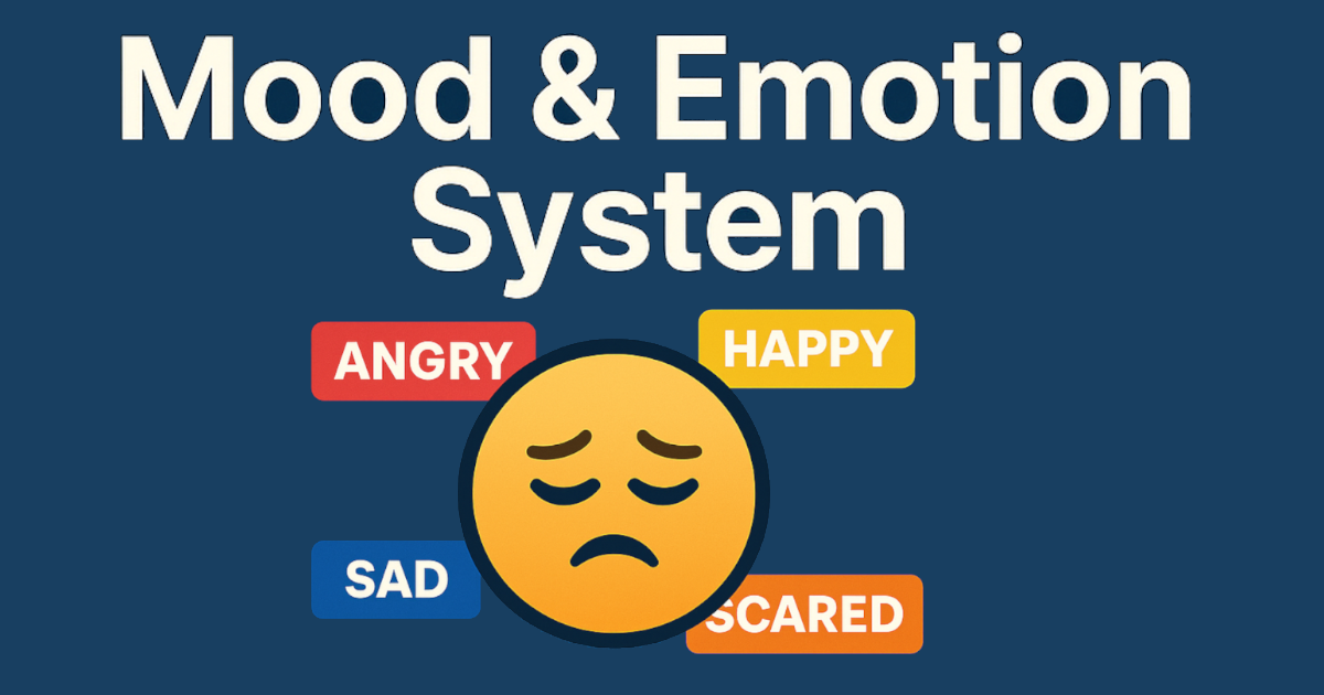 Mood & Emotion System | Behavior AI | Unity Asset Store