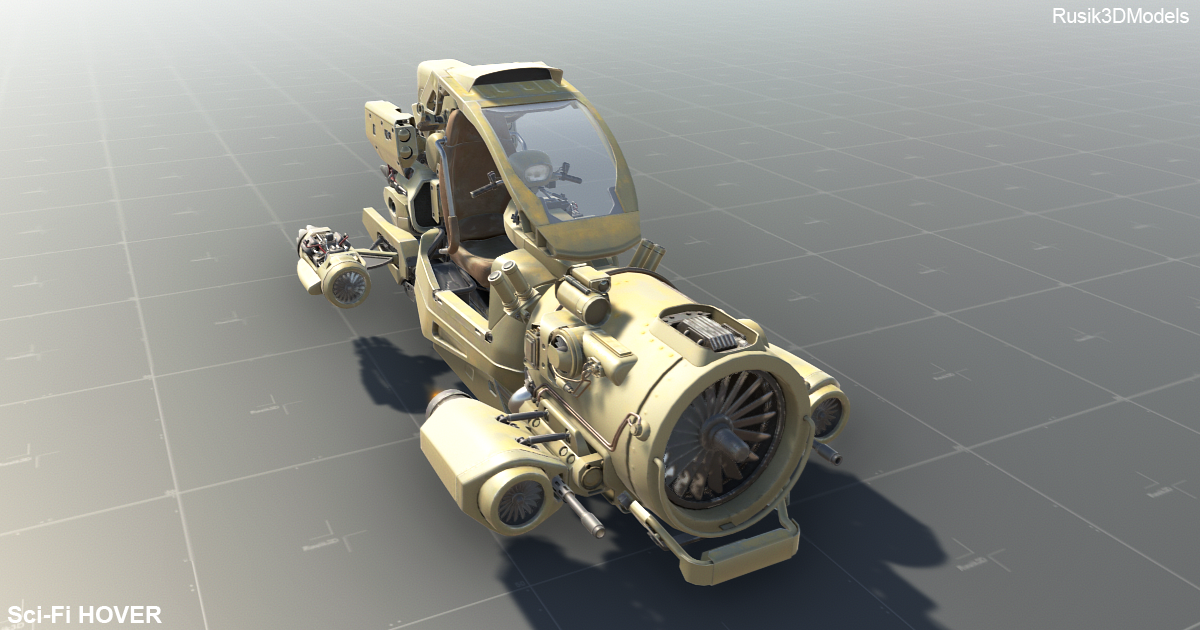 Sci-Fi Hover 3DModels v1 | 3D Air | Unity Asset Store