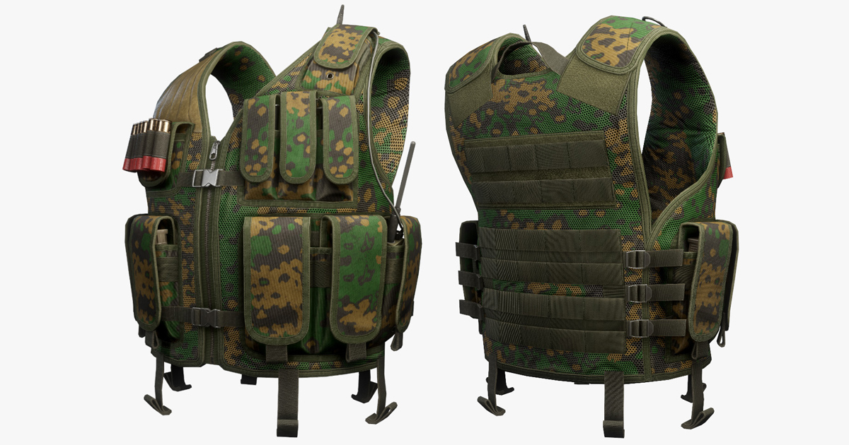 Tactical Vest F | Props | Unity Asset Store