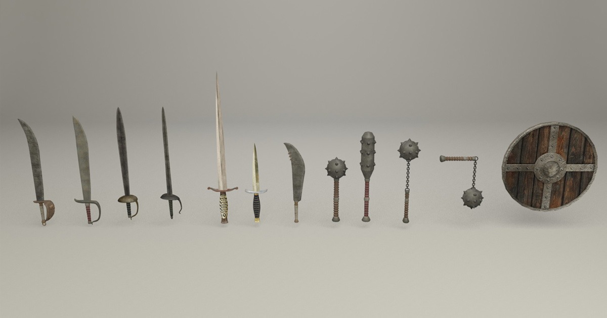 Melee weapons and swords | 3D Weapons | Unity Asset Store