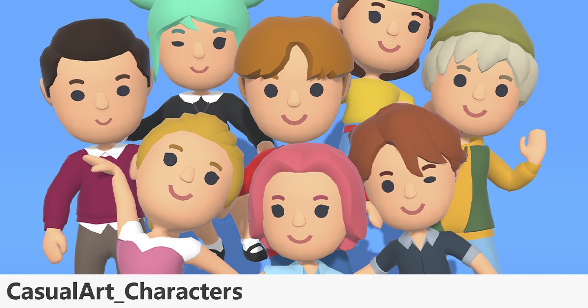 CasualArt_Characters | 3D Humanoids | Unity Asset Store