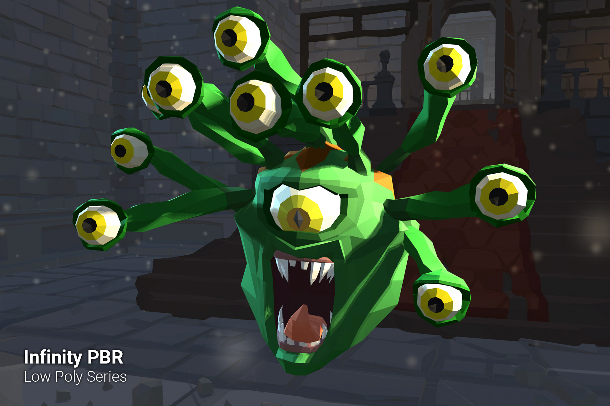 Low Poly Character - Gazer - Fantasy RPG | 3D Creatures | Unity Asset Store