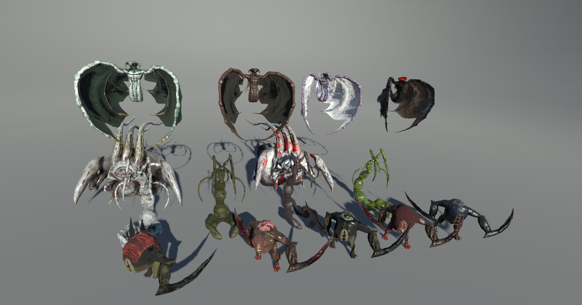 MonstersPack1 | 3D Creatures | Unity Asset Store