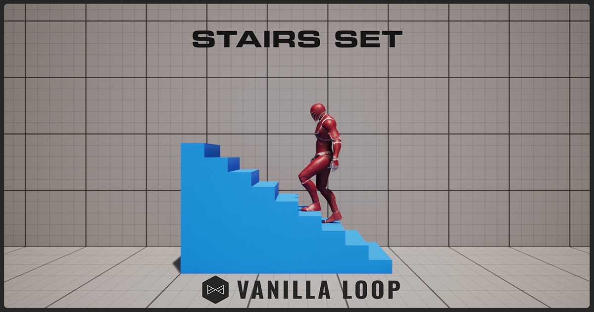 Stairs Set | 3D Animations | Unity Asset Store