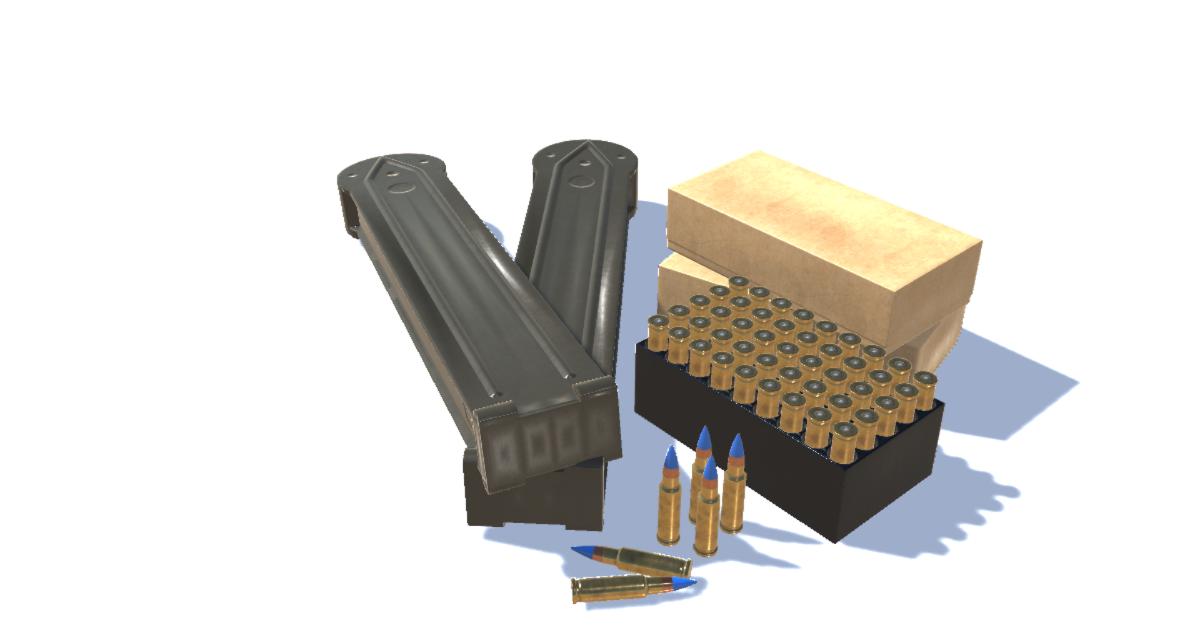 5.7x28 Ammo Pack | 3D Guns | Unity Asset Store