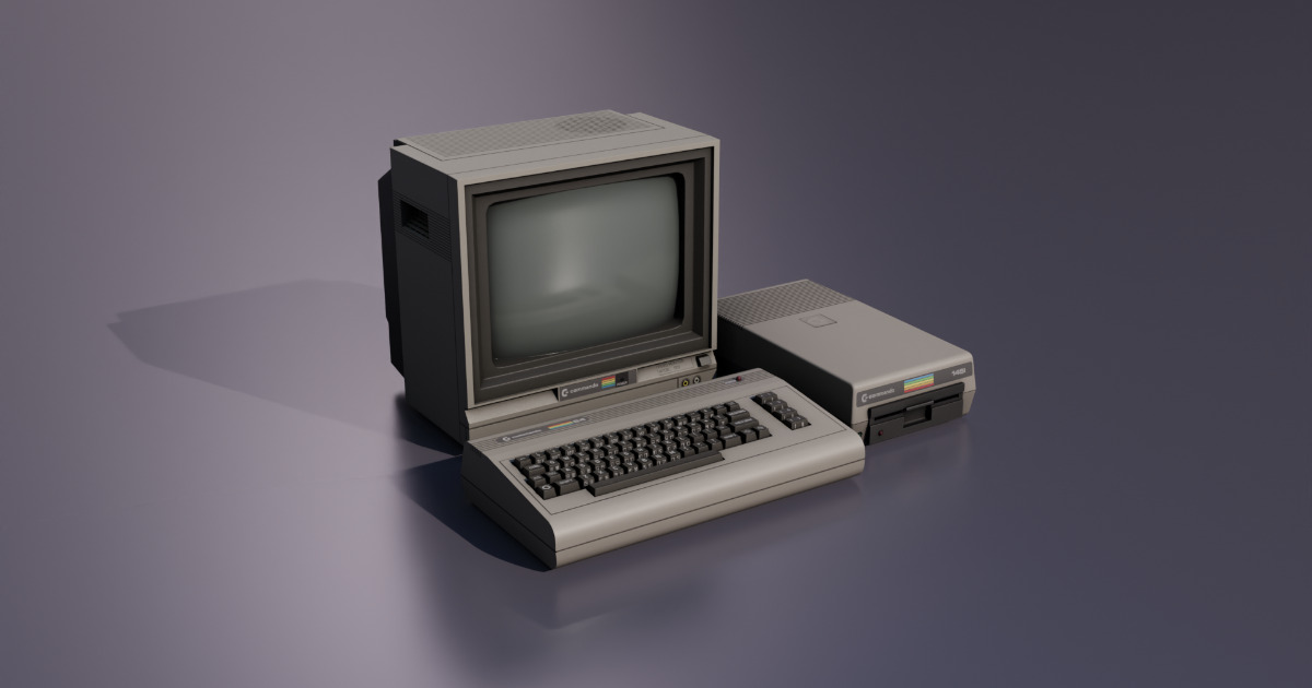 Retro Computer C64 | 3D Electronics | Unity Asset Store