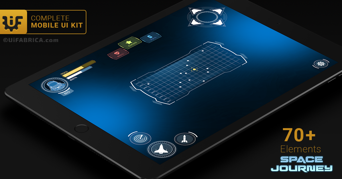Space Journey- Mobile UI KIt | 2D Icons | Unity Asset Store