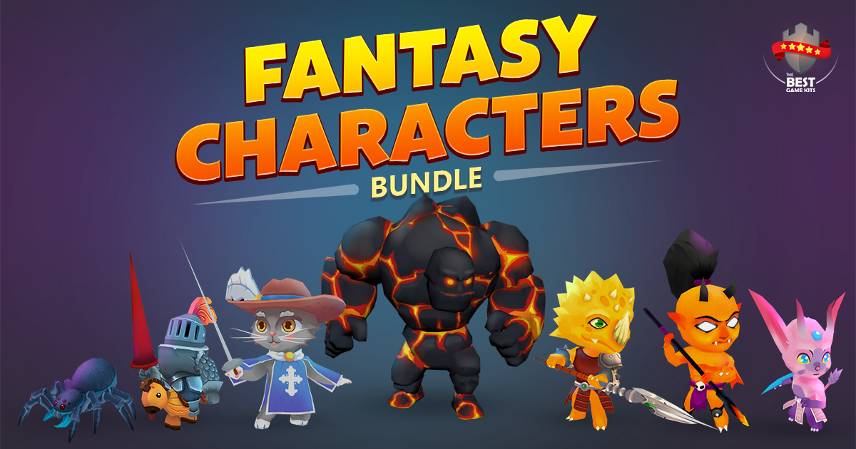 Fantasy characters Bundle | 3D Characters | Unity Asset Store