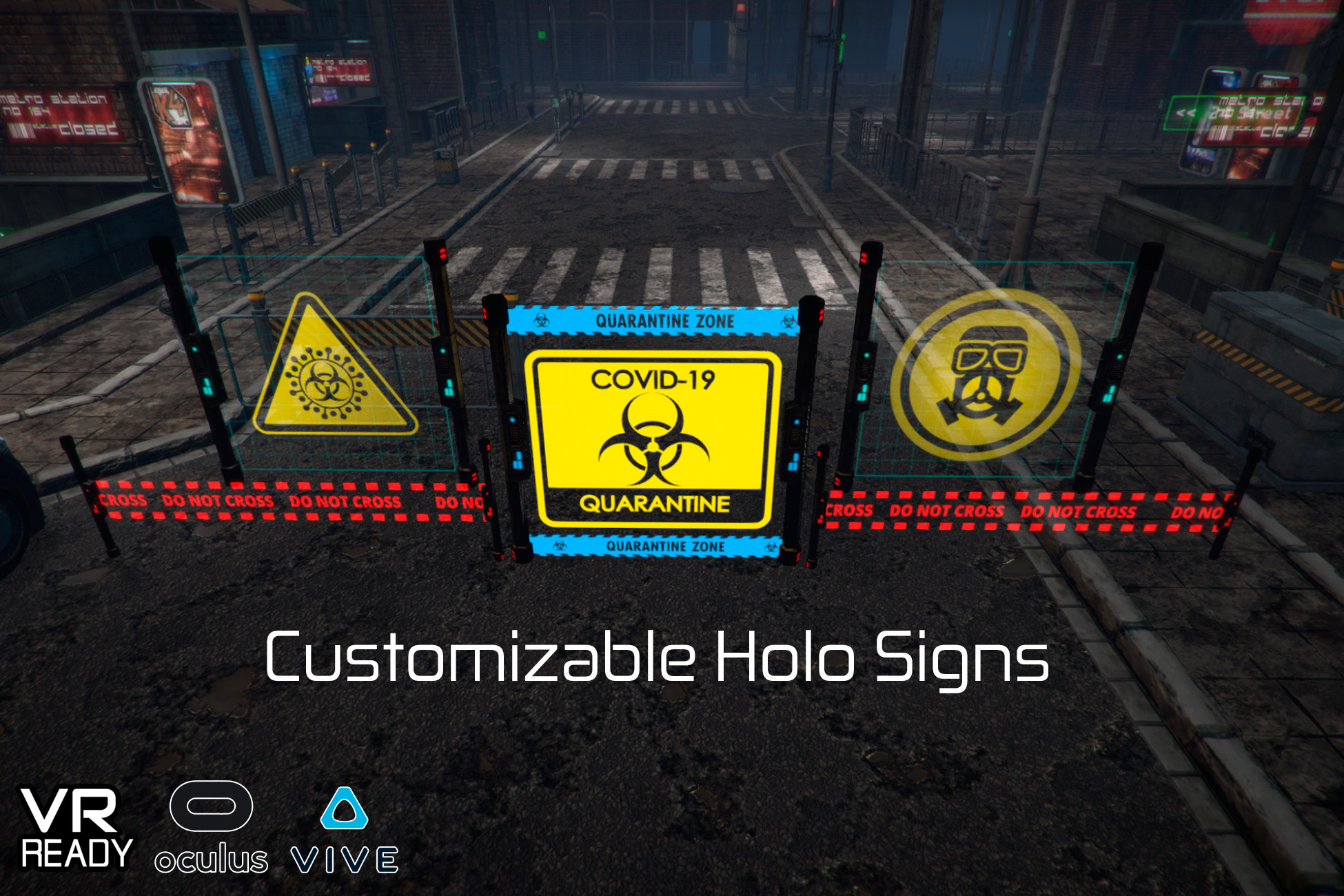 Customizable Holo Signs | 3D 科幻 | Unity Asset Store