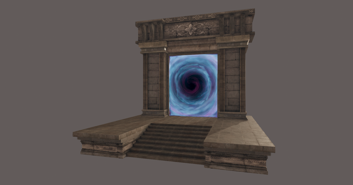 Fantasy Stone Portal | 3D Exterior | Unity Asset Store