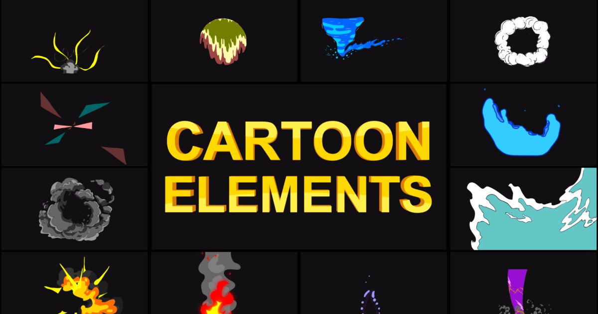 Cartoon Elements Pack | Fire & Explosions | Unity Asset Store