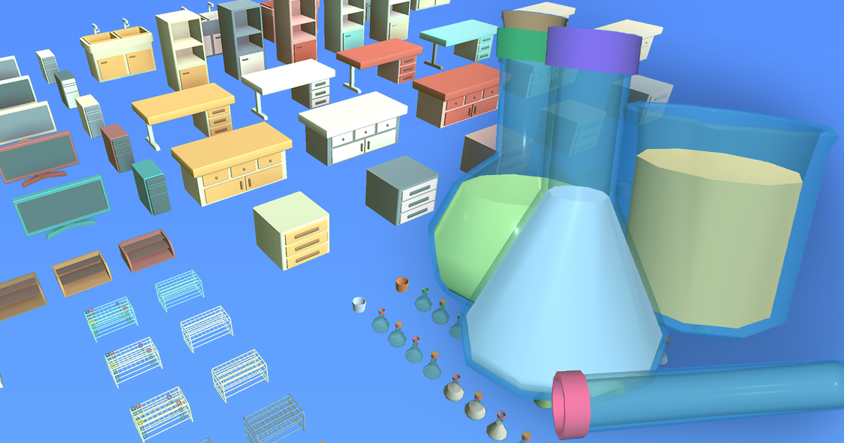 162 Lab items | 3D Environments | Unity Asset Store