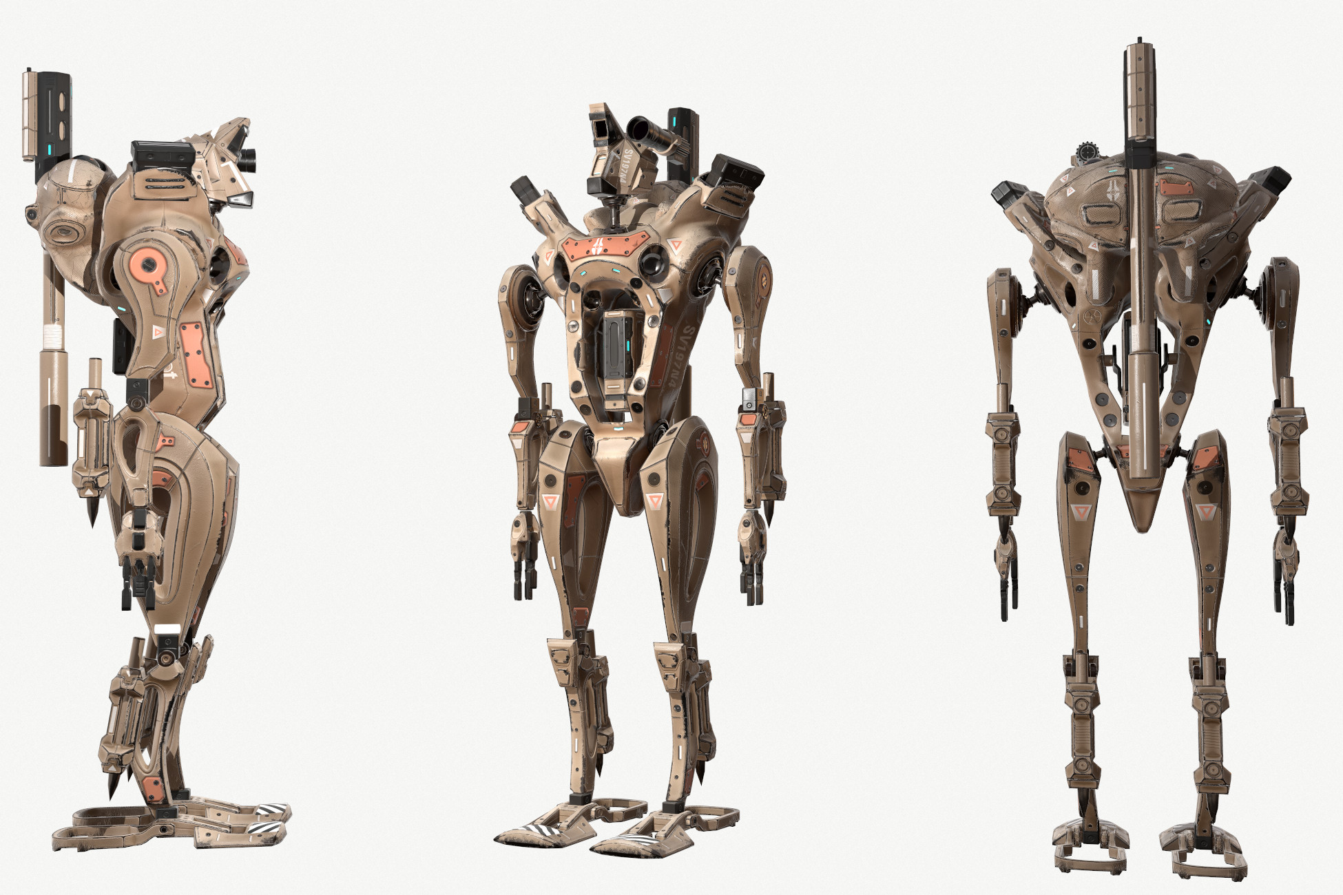 Robot Sniper Scout (Pierrot) | 3D Robots | Unity Asset Store