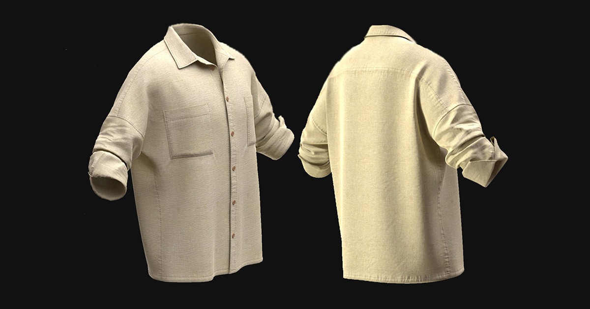 3 Shirt - Male/Female - Rigged Humanoid Skeleton | 3D Characters ...