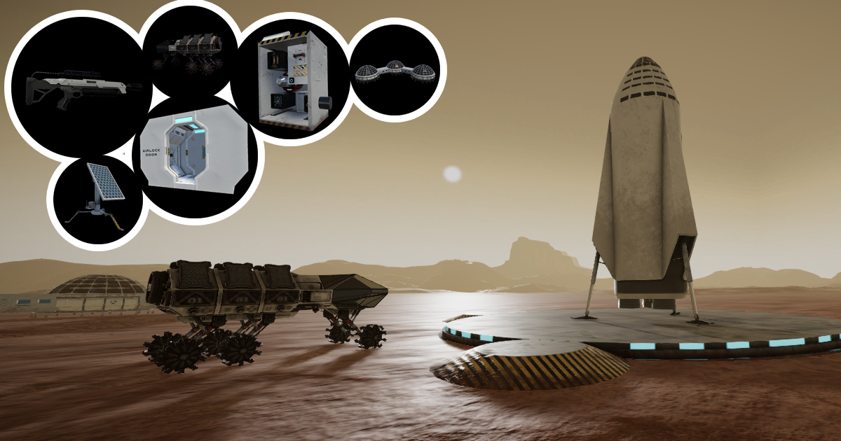 Mars Mega Model Pack | 3D Props | Unity Asset Store