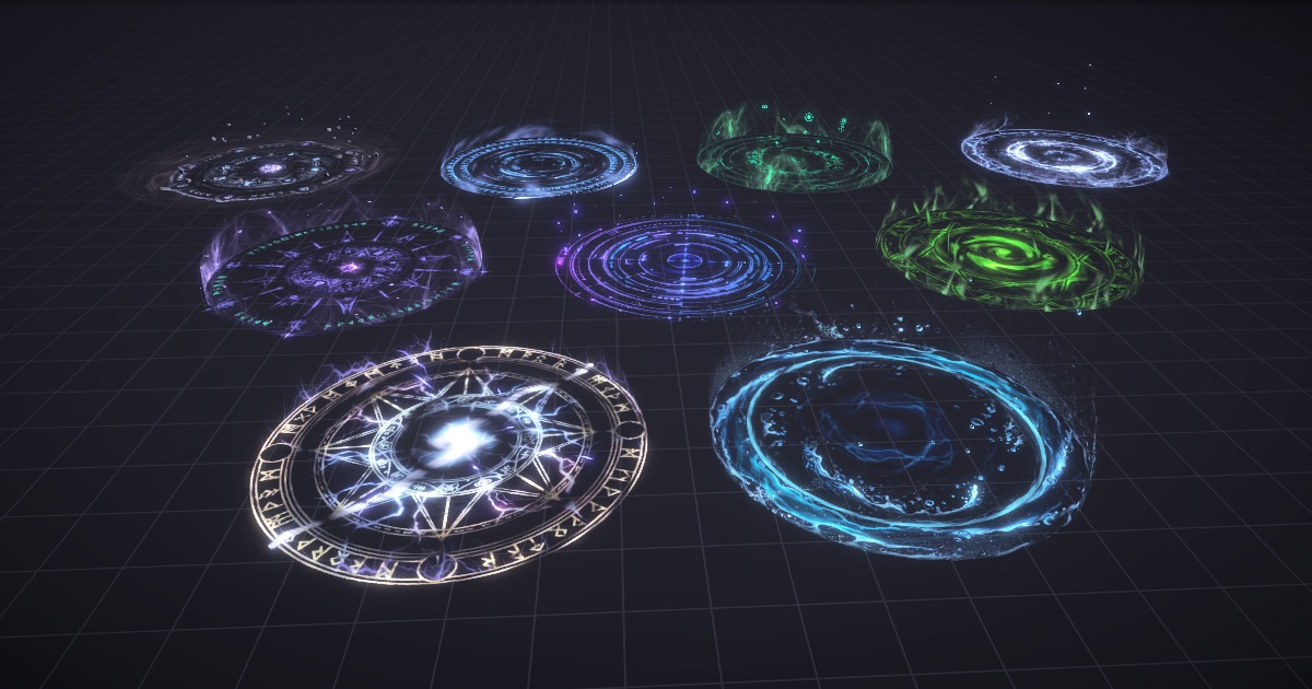 Magic Circle Spells VFX Pack | VFX | Unity Asset Store