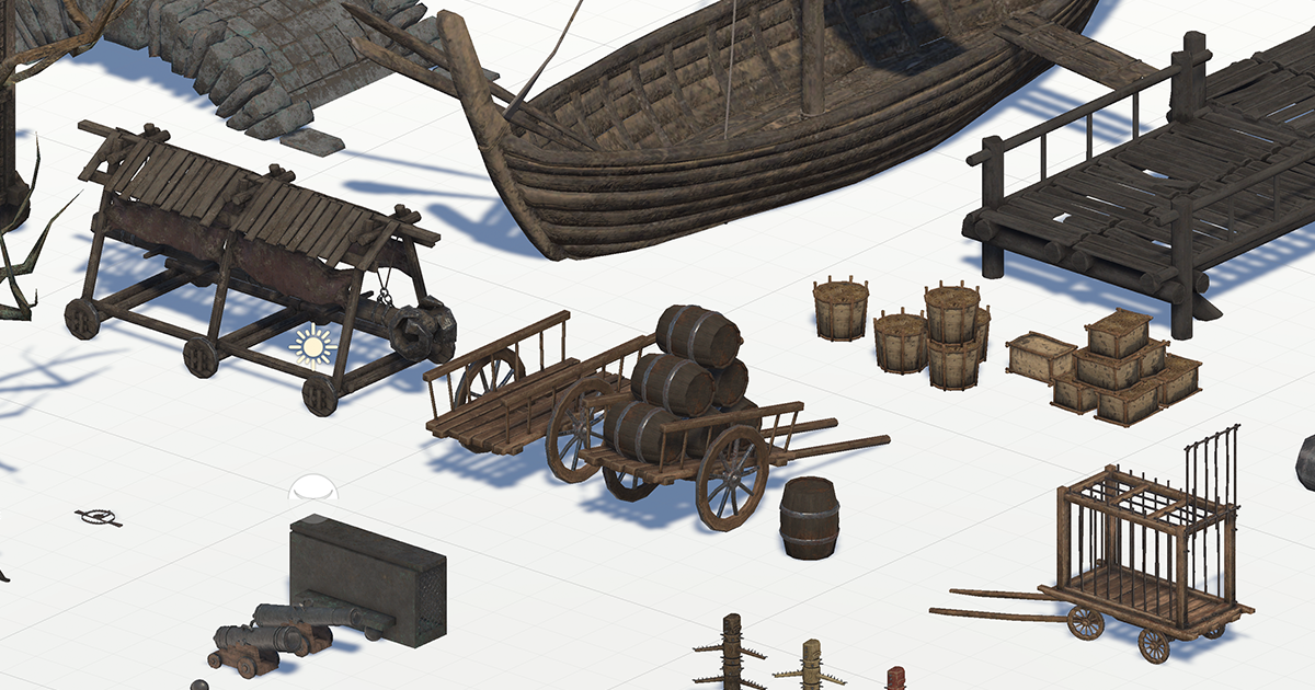 Medieval Props - Large Pack | 3D Historic | Unity Asset Store