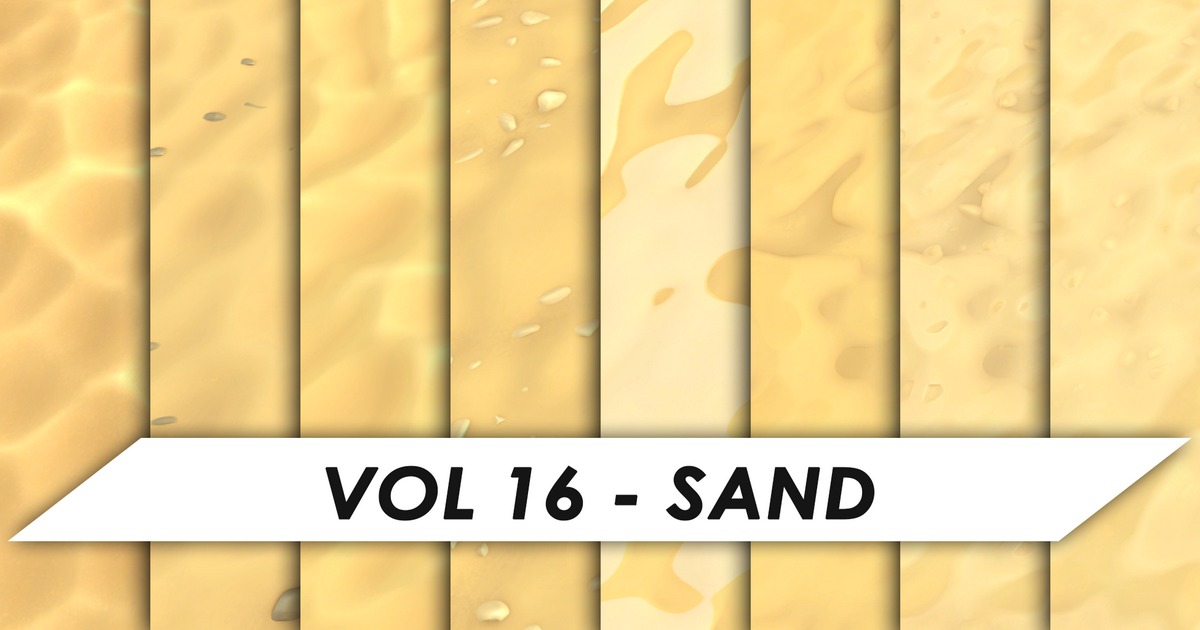 Stylized Textures - Vol 16 - Sand | 2D Textures & Materials | Unity ...